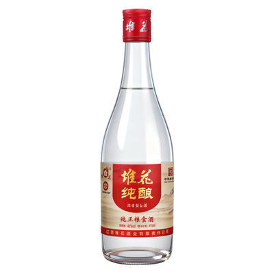 堆花纯酿浓香型白酒46度475ml