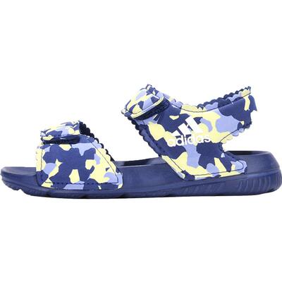 Adidas/阿迪达斯正品当季新款幼童露趾魔术贴沙滩凉鞋DA9603