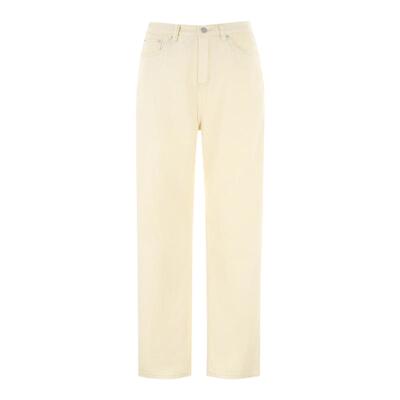 wanatry纯棉舒适直筒牛仔长裤