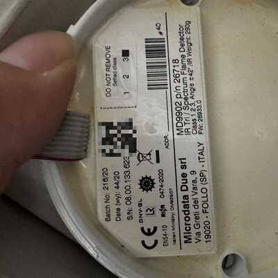 议价：Microdata Due MD9902感光火焰探测器，型号