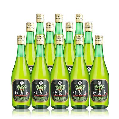 汾酒竹叶青酒45度玻竹