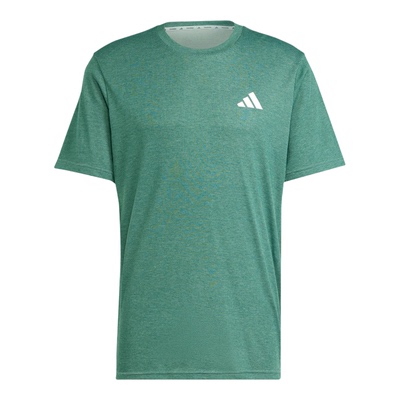 Adidas/阿迪达斯正品新款男银绿训练健身舒爽经典短袖T恤JD0174