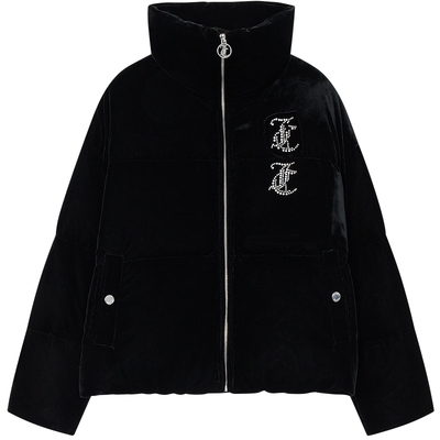 JuicyCouture橘滋中长款羽绒服