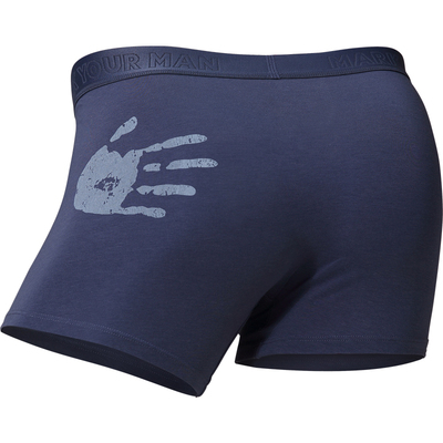 天生抑菌纯棉男士平角裤透气舒适