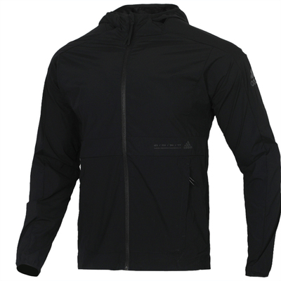 Adidas/阿迪达斯正品夏季新款男子连帽运动休闲夹克FT2783