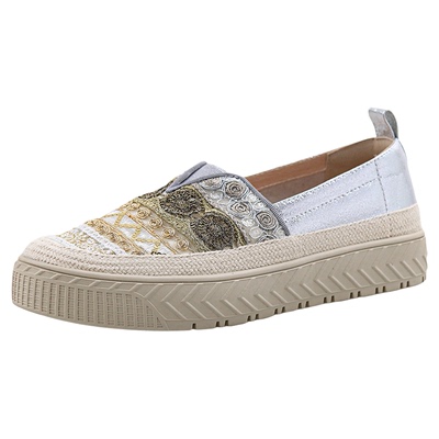 Safiya索菲娅国风刺绣渔夫鞋