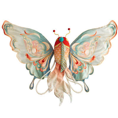 哈尼手工中国风双肩包