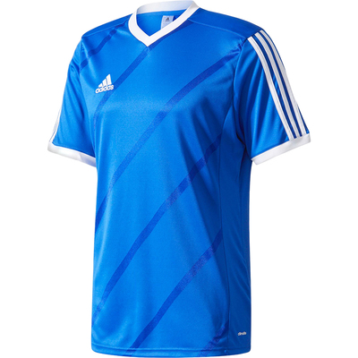 Adidas/阿迪达斯正品男组队足球跑步比赛训练短袖T恤上衣 F50270