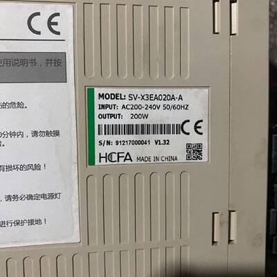 议 价HCFA伺服驱动器SVX3EA020AA200W工业自动可 维修