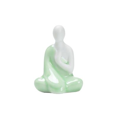 桌面人物小摆件装饰花宠禅意