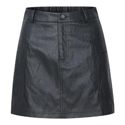 GCRUES百搭多穿通勤气质短皮裙