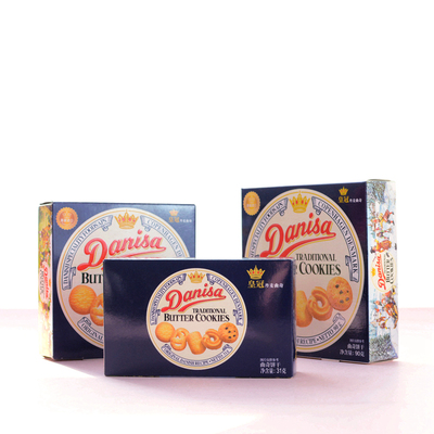【整箱顺丰】进口Danisa皇冠丹麦曲奇饼干30g/72g/90g正品新货