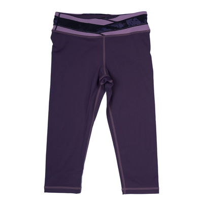 花样滑冰儿童日常训练运动健身俄罗斯icediva彩色拼腰七分裤