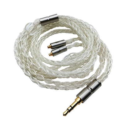 mmcx插头单晶铜镀银混编diy线材