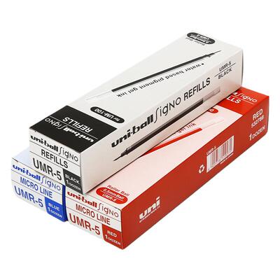 三菱UMR5笔芯0.5替芯UM100中性笔