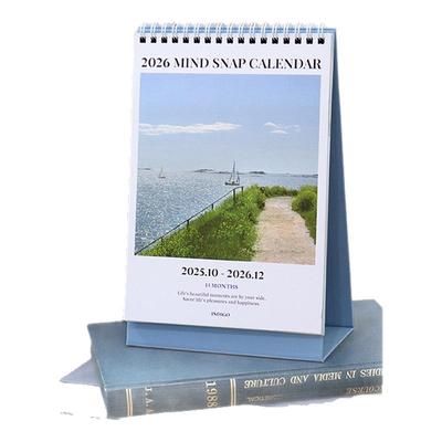 韩国桌面台历2026计划办公双面