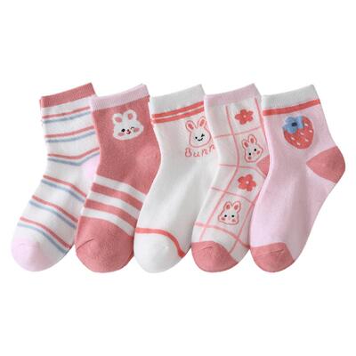 一次性袜子儿童中大童短中筒宝宝学生吸汗透气防臭旅行免洗日抛袜