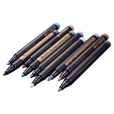 斯塔彩色金属水性马克笔黑卡