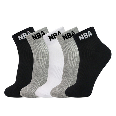 NBA男士中筒跑步篮球运动袜