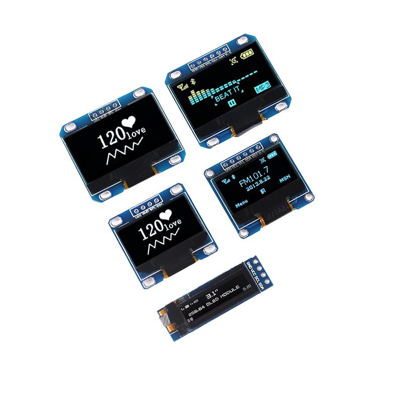 0.96寸OLED显示屏模块0.91 12864屏 1.3寸液晶屏4/6/7针 IIC/SPI_虎窝淘