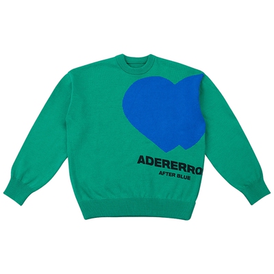 ader韩版简约宽松圆领毛衣