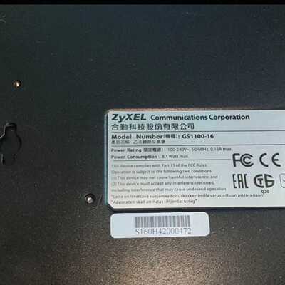议价ZyXEL合勤科技 GS1100-16全千兆交换机 全新现货