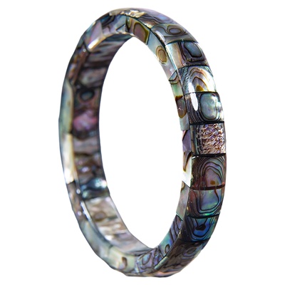 天然珍珠母贝鲍鱼贝手镯手环饰品