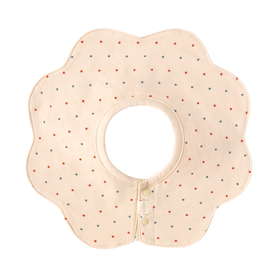 babylove婴儿花瓣围嘴纯棉新生儿防吐奶四季吃饭围兜宝宝口水巾