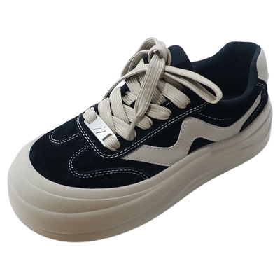 诗路花语女鞋厚底面包鞋休闲鞋