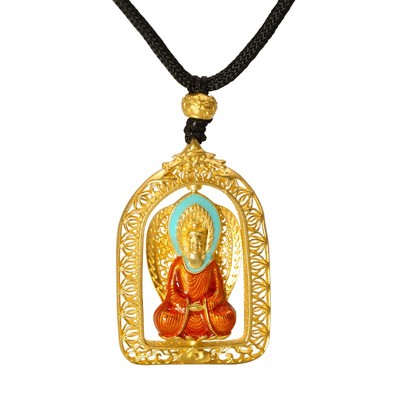 敦煌研究院博物馆礼品银项链