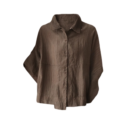 天丝衬衫女夏季新款时尚休闲宽松