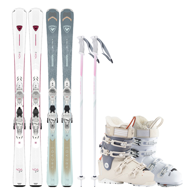 ROSSIGNOL滑雪双板女士初中雪具