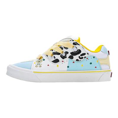 GLO BULL板鞋女款奶牛蓝拼色休闲鞋厚底面包鞋女ins潮百搭小众鞋