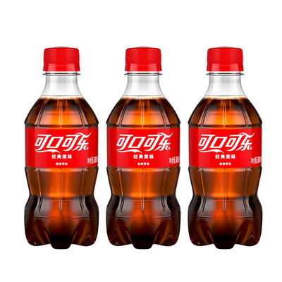 可口可乐碳酸饮料经典款300ml小瓶装整件汽泡水解渴夏季饮品批发