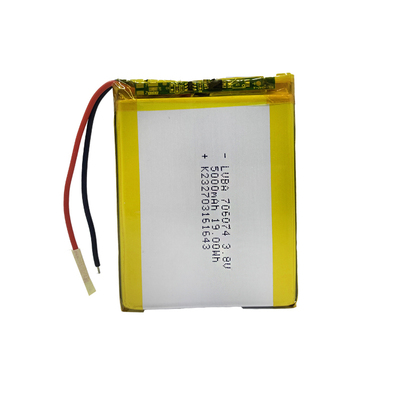 3.8V锂电池5000mAh706074