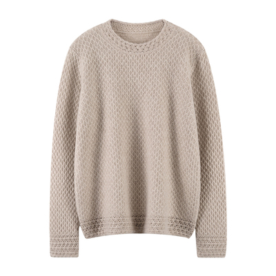 MORO100%山羊绒痘痘领套衫