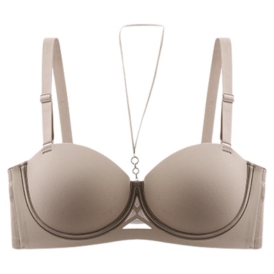 OEING小胸聚拢显大内衣套装