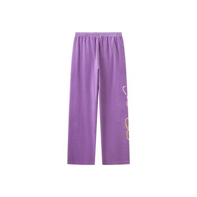 Ed Hardy埃德哈迪2026春季新款女士宽松拔印烫钻抽绳长裤E1SAW296