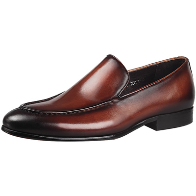 vqgt一脚蹬懒人手工固特异皮鞋