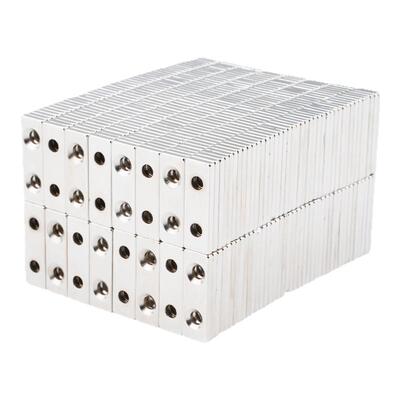 30x10x3-双孔4mm强力磁铁方形带孔强磁吸铁石磁钢钕铁硼磁石磁钢