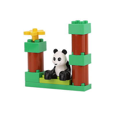 兼容大颗粒积木动物益智玩具场景