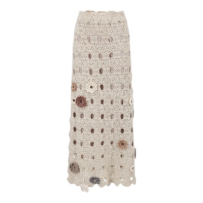 swaying x LOOKNOW 2026年春季新品钩针圆环装饰摆裙