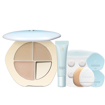 彩棠三色遮瑕盘遮斑点黑眼圈彩棠