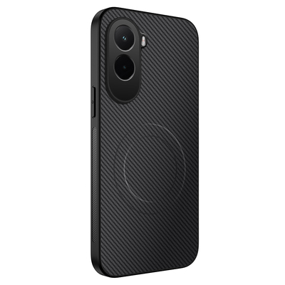 适用小米PocoM7Pro国际版手机壳小米POCOM7保护套5G碳纤维纹高级全包防摔POCOM7Pro磁吸case海外港版外壳新款