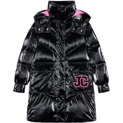 JuicyCouture橘滋中长羽绒服