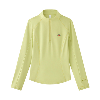 ellesse小贝壳吸湿速干长袖T恤女