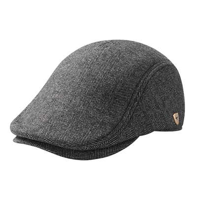 七匹狼帽子男款秋冬季贝雷帽保暖