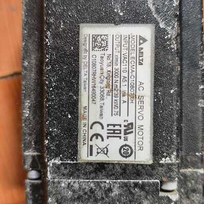 询价台达伺服电机ECMA-C10807RH，110V输入，0.7