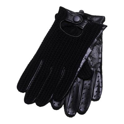 曼哈顿复古摩托机车山羊皮手套