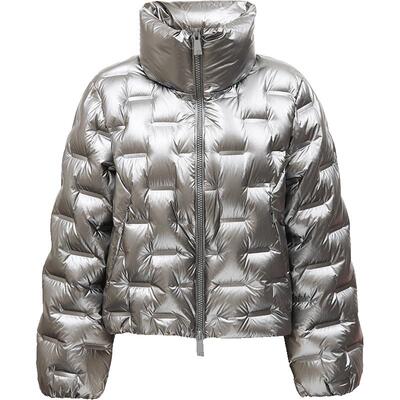 ONLY宽松短款立领羽绒服